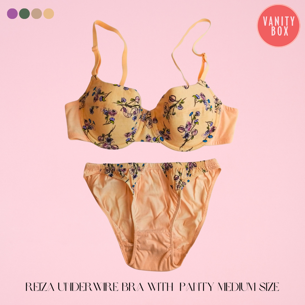 Avon Reiza Underwire Bra with Panty Medium size – Vanity Box